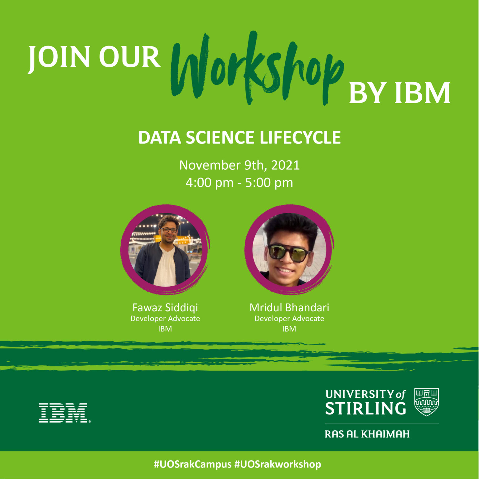 Data Science Lifecycle Workshop by IBM - UNIVERSITY OF STIRLING UAE