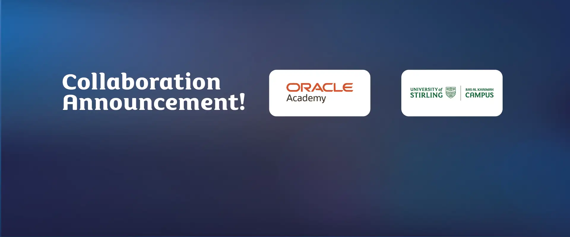 University of Stirling RAK Partners with Oracle Academy |University of ...